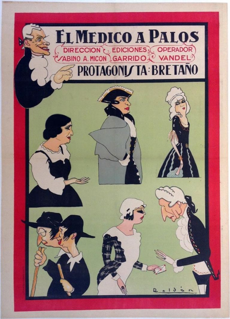 El médico a palos: una comedia satírica de Molière