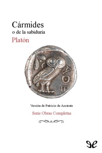 Carmides o de la sabiduría - Platón - Filosofía